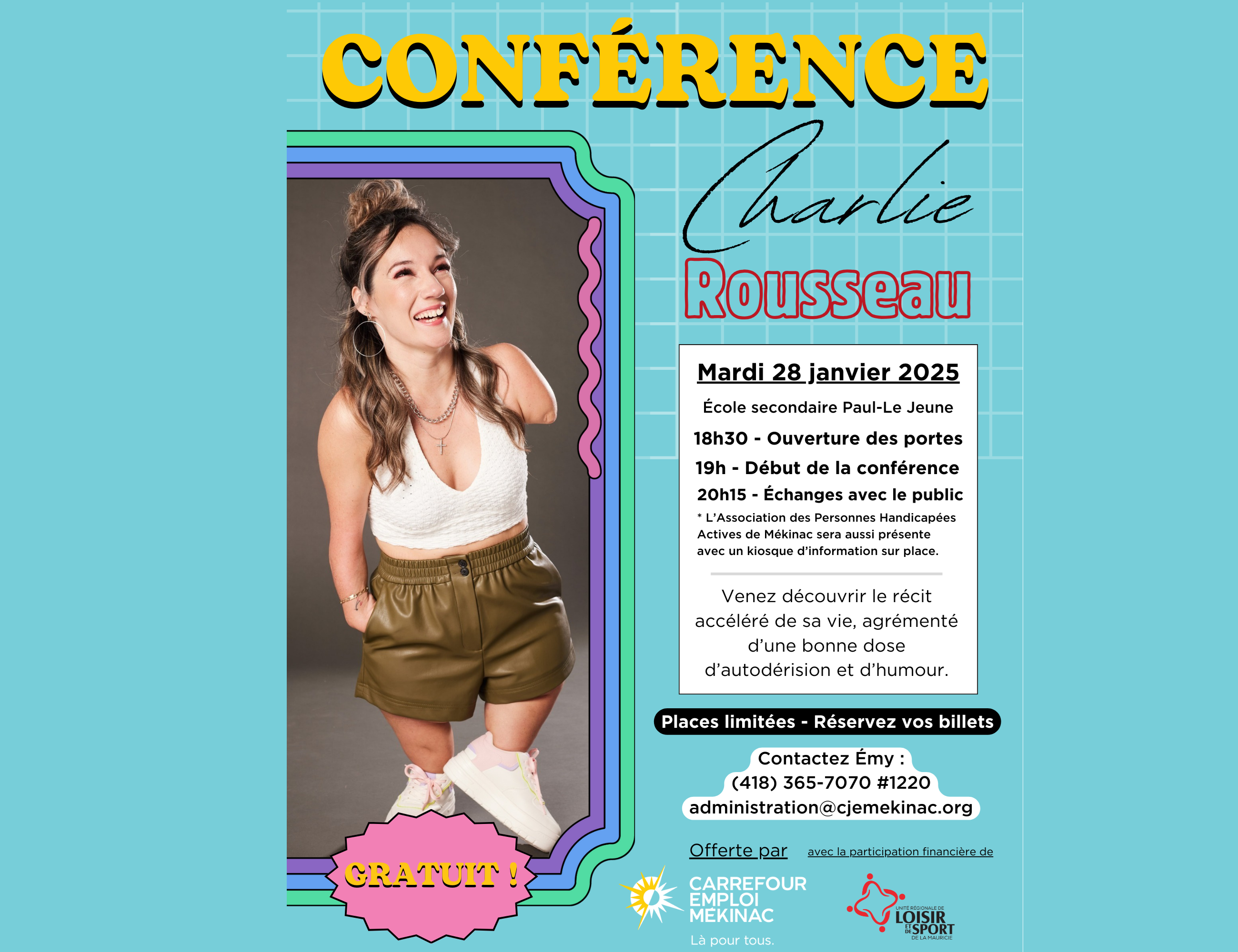 Charlie Rousseau en conférence à Saint-Tite - L’Hebdo Mékinac Des Chenaux